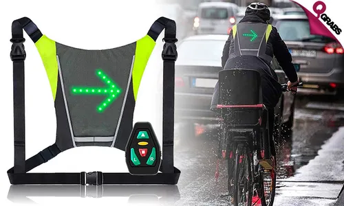Remote Control LED Safety Vest! | Qgrabs