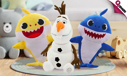 Baby Shark & Olaf Plush Dolls! | Qgrabs