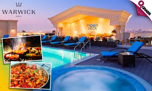 Thursday Seafood Dinner Buffet with Outdoor City Views! | Qgrabs