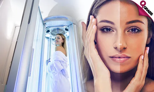 Vertical Solarium Tanning, Moroccan Bath, Hair Treatment & More! | Qgrabs