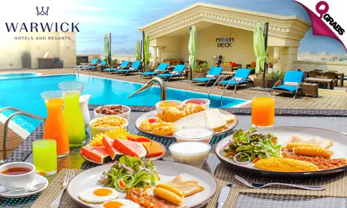 Breakfast Buffet with Pool Access at Warwick Doha Hotel! | Qgrabs
