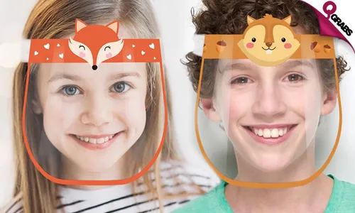 Face Shield for Kids! | Qgrabs